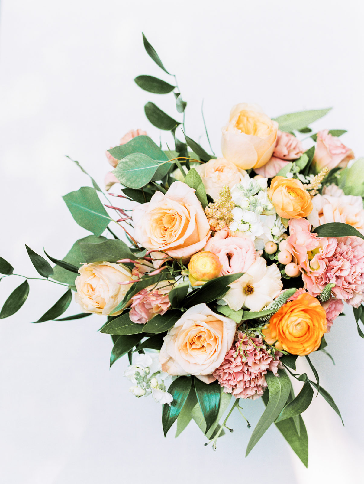 Roses and Mint Bouquet - St. Charles Mo Fine Art Film Photographer